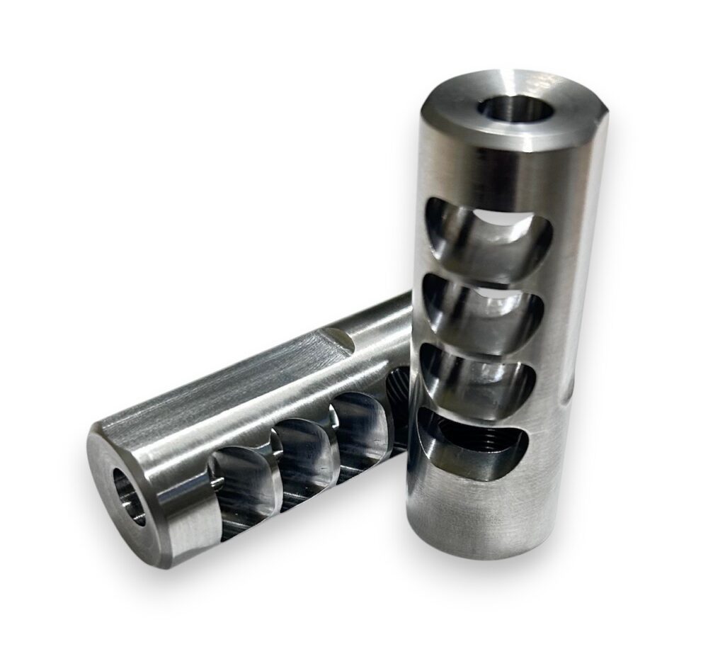 4 Port Stainless Steel Muzzle Brake - J&A Outdoors