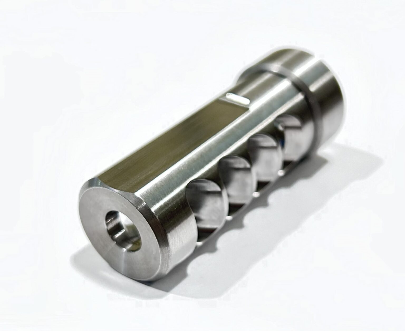 4 Port Self Timing Muzzle Brake - J&A Outdoors