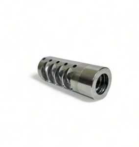 Titanium 4 Port "Kodiak" Muzzle Brake - J&A Outdoors
